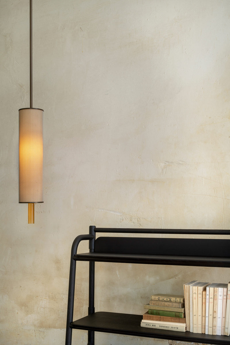 Lighting - Handcrafted brass pendant lamp - AMA – Bruno Moinard Éditions eshop